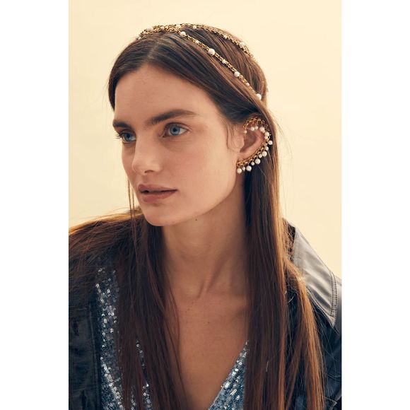 Lelet Ny | Accessories | Lelet New York Vintage Pearl Nikki Halo | Poshmark